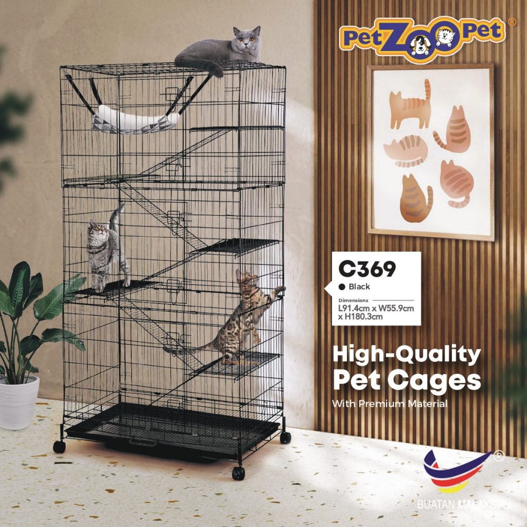 C369 Collapsible Cat Cage - Starcage Pet Products Sdn Bhd