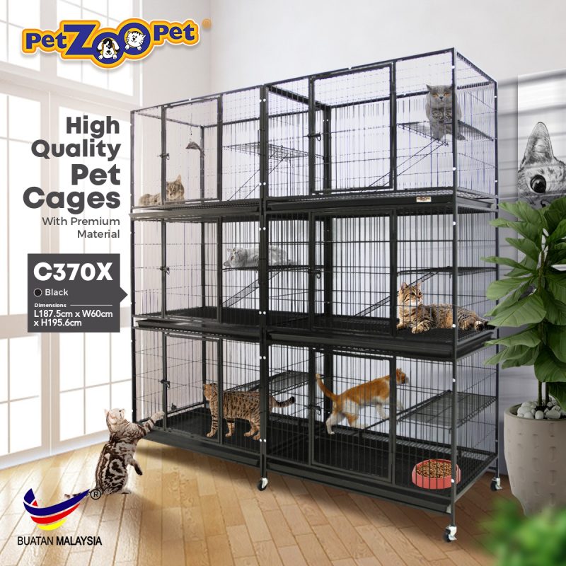 C370X – Cat Boarding Cage - Starcage Pet Products Sdn Bhd
